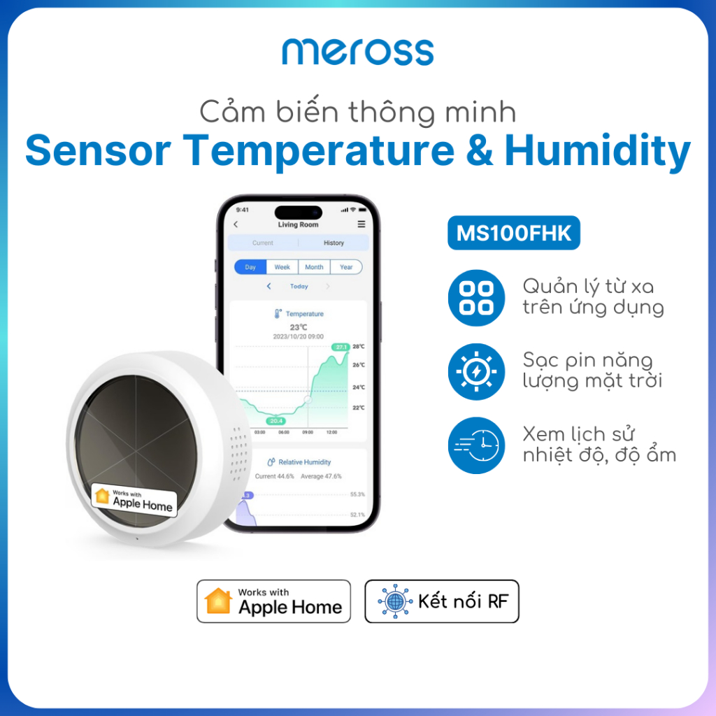 Cảm biến nhiệt ẩm Meross | Shopee Việt Nam