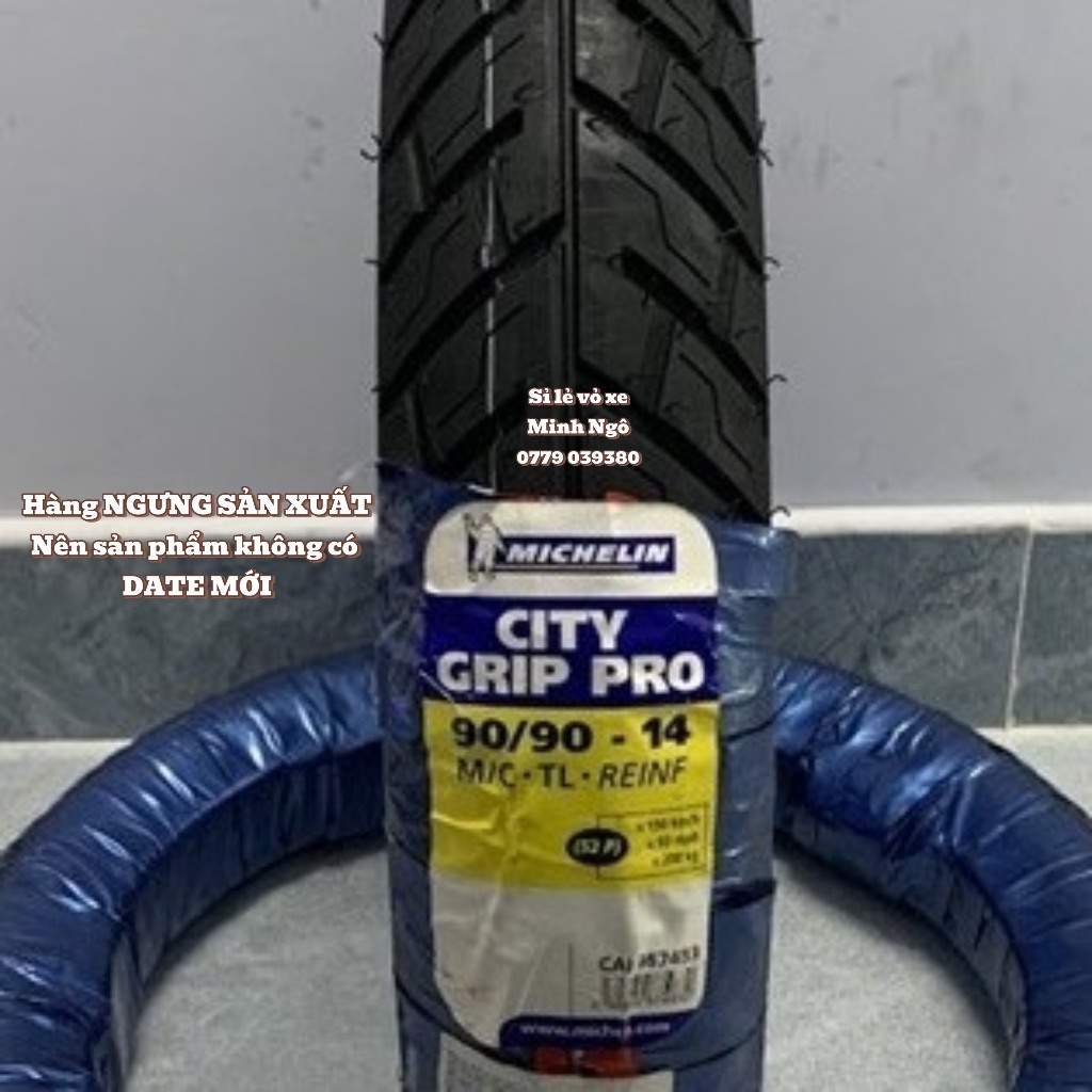 (90/90-14) Vỏ xe Michelin City Grip Pro 90/90-14 M/C TL lắp được cho tay ga Vario, Click, Vision ...