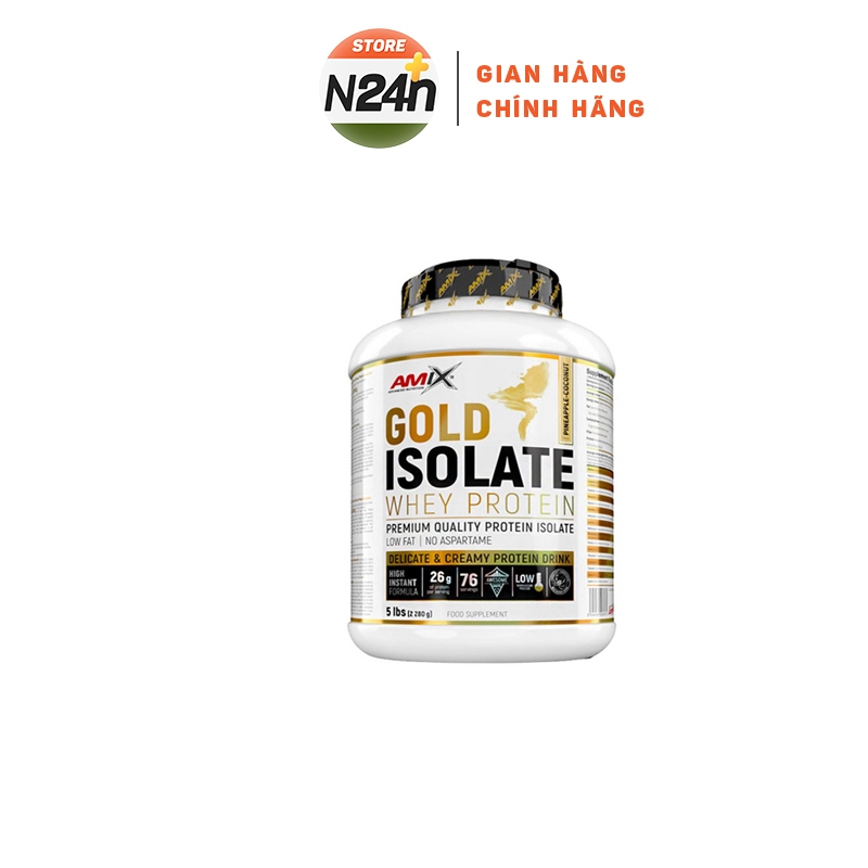 AMIX GOLD ISOLATE WHEY PROTEIN 5LBS Sữa Hỗ Trợ Tăng Cơ Bắp - 76 Lần ...