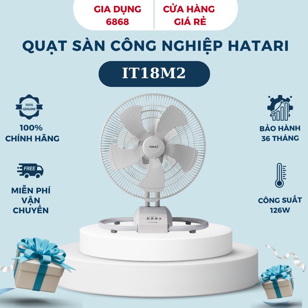 Quạt Sàn Quỳ Công Nghiệp Thái Lan Hatari IT18M2 - Hàng Chính Hãng - Bảo ...