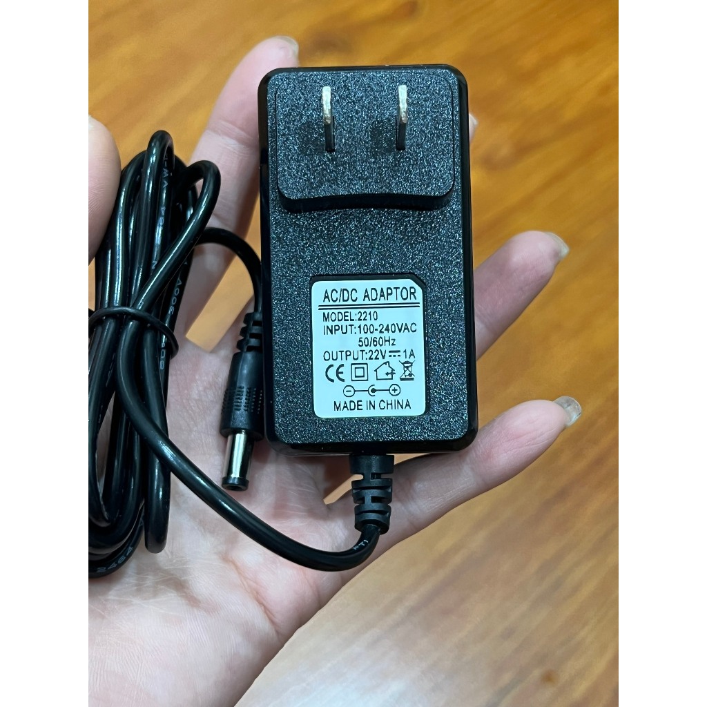 sạc nguồn 22v 1a sạc 22V 1A dùng cho đèn led. sạc loa. phụ kiện máy in, sạc máy hút bụi, và 1 số ...