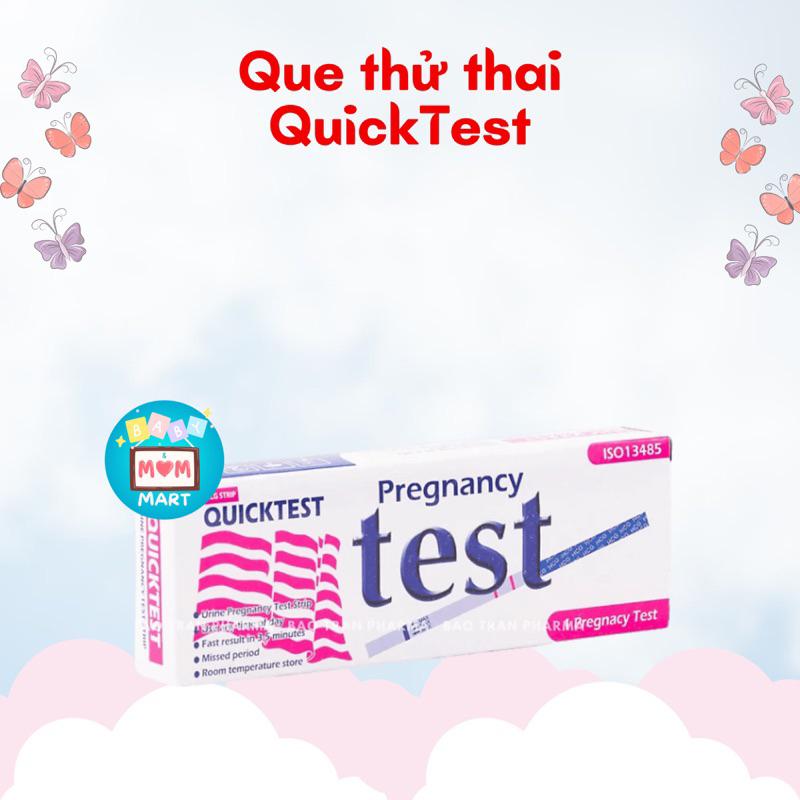 Que Thử Thai Quick Test, Test Thai, Test HCG Chính Xác Nhanh Chóng, hộp ...