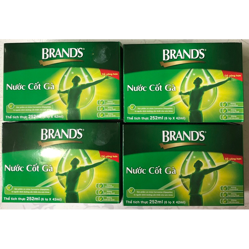 Nước cốt gà Brand's 42ml 24 hũ(4hộp x 6 hũ) | Shopee Việt Nam