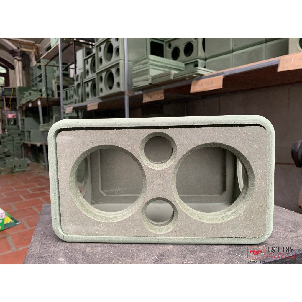(LOA 3.5INCH) Vỏ thùng loa, box thô dáng bo siêu tròn kích thước ...