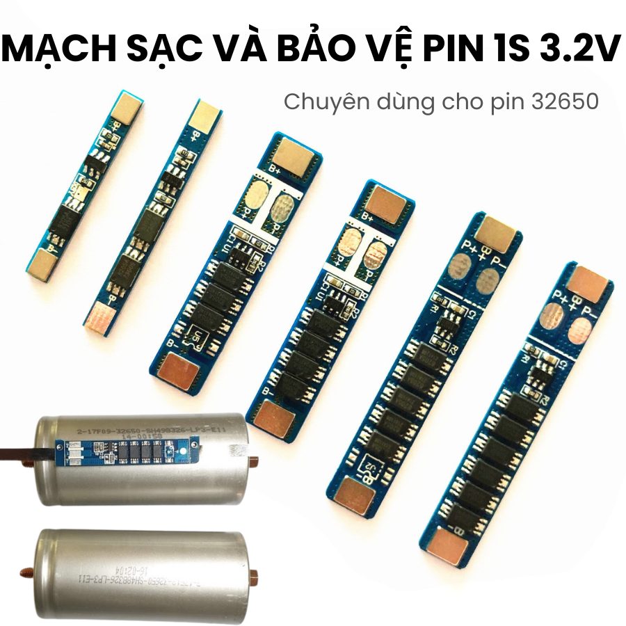 Mạch Sạc Và Bảo Vệ Pin 32650 1S-3,2V/1.5A/2.5A/3A/4A/5A/6A | Shopee Việt Nam