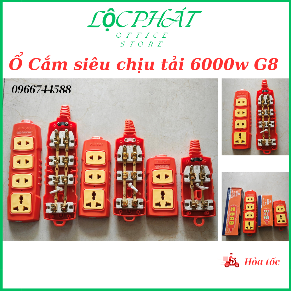 Ổ Cắm Siêu Chịu Tải 6000w G8 HOME Không Dây Chính Hãng, Ổ Cắm Đa Năng ...