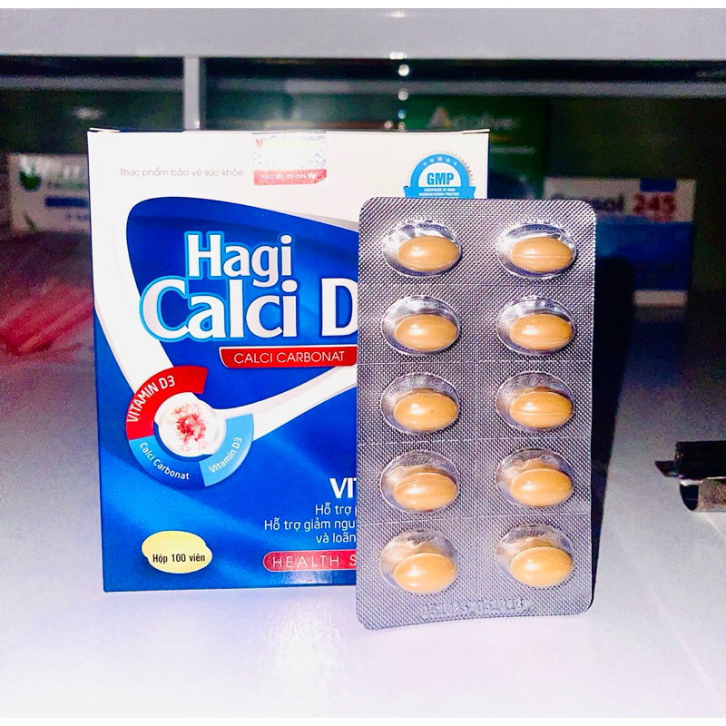 Calci D3 bổ sung canxi ( hộp 100viên) | Shopee Việt Nam