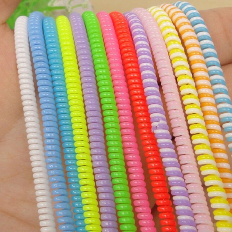 Dây quấn tai nghe , 2 màu bảo vệ cáp sạc và tai nghe điện thoại - BH ...