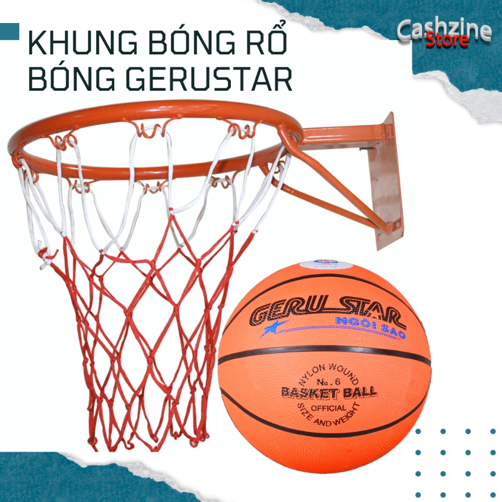 Vành bóng rổ,khung bóng rổ (30,40,50cm) tặng lưới, ốc vít. Bóng rổ ...