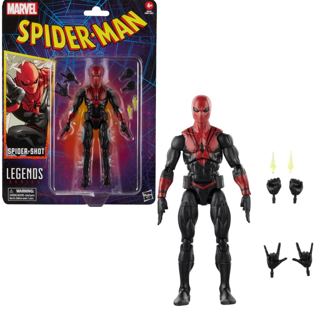Mô hình Marvel Legends Spider-Shot, Spider-Man Comics Collectible Chính ...