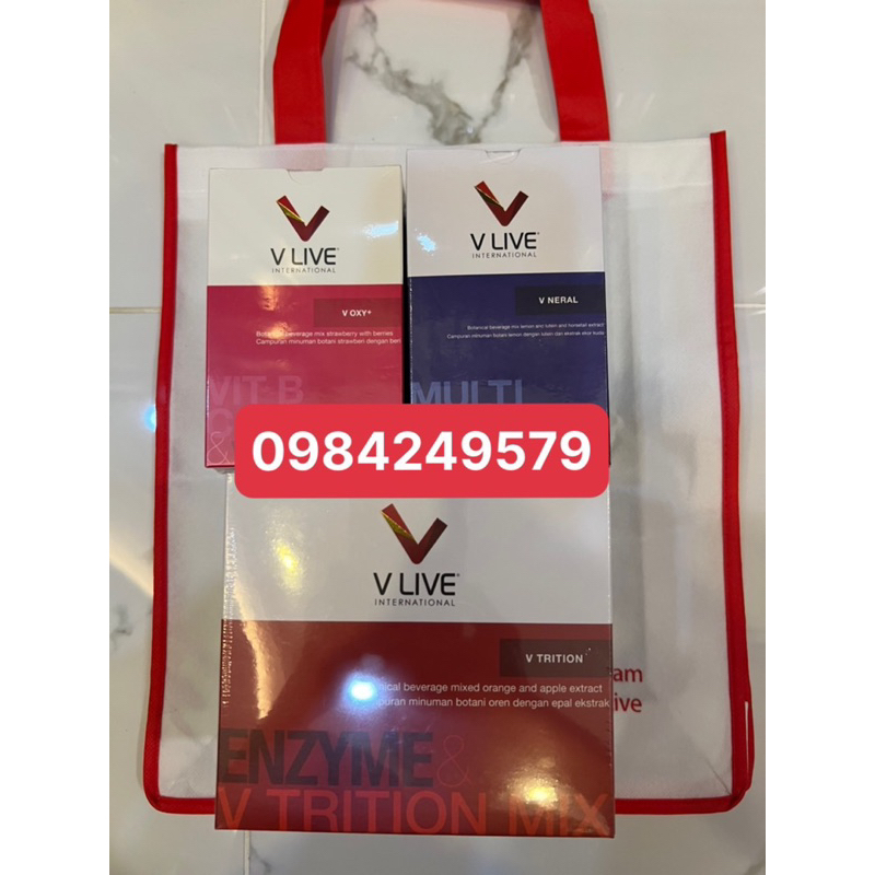 Bộ 3 Vlive v live :V-Oxy + V-Neral + V-Trition (Voxy Vneral Vtrition) | Shopee Việt Nam