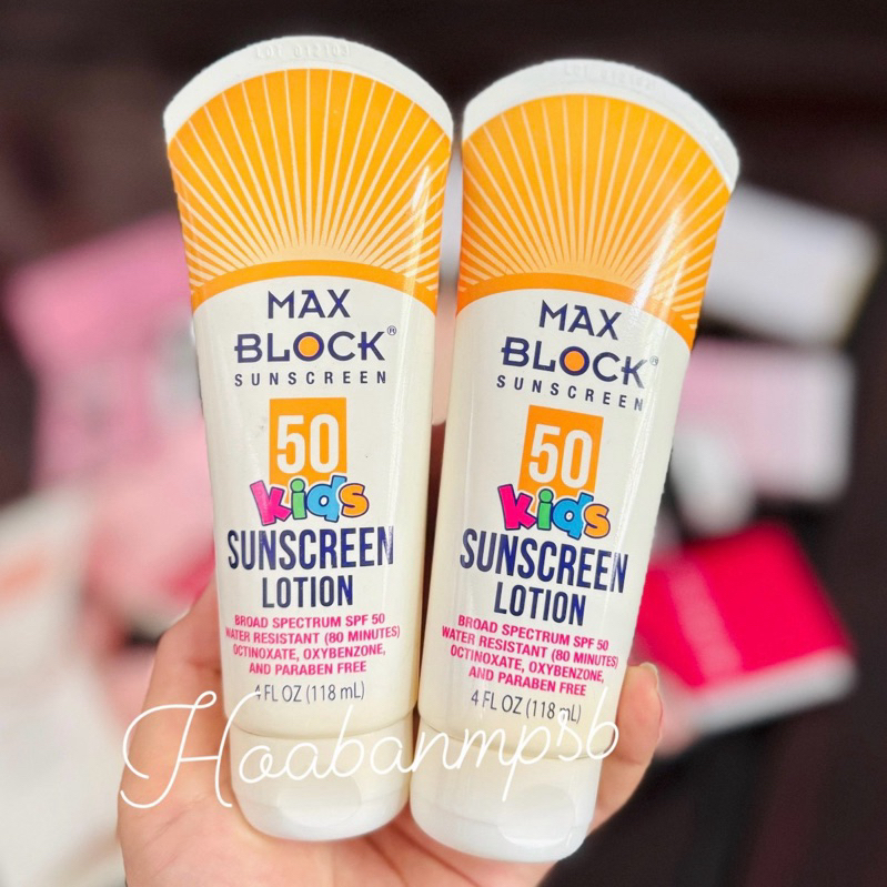 Kem chống nắng Max Block Sunscreen Lotion SPF50 | Shopee Việt Nam