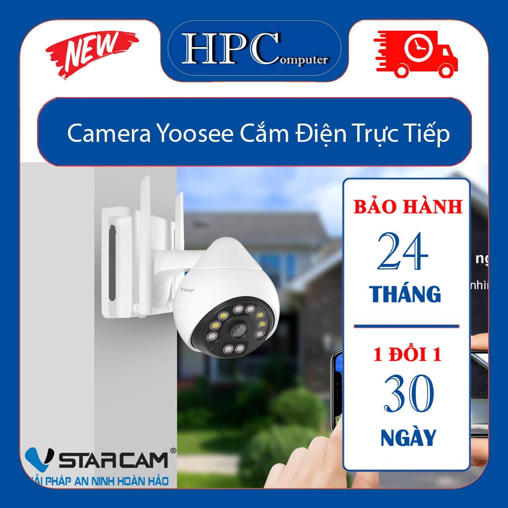 Camera IP Wifi STARCAM CS69 3MP PTZ Ngoài Trời Chính hãng (Đàm thoại 2 chiều, Hồng ngoại 20m, Hỗ ...