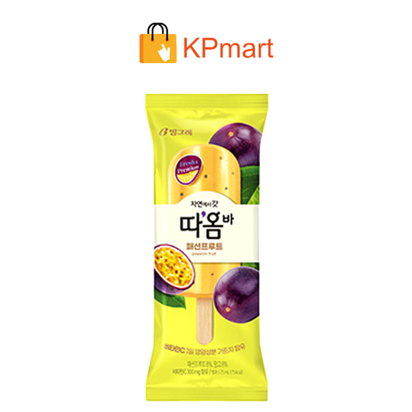 Kem chanh dây Hàn Quốc Binggrae Taom Passion Fruit Bar 75ML | Shopee ...