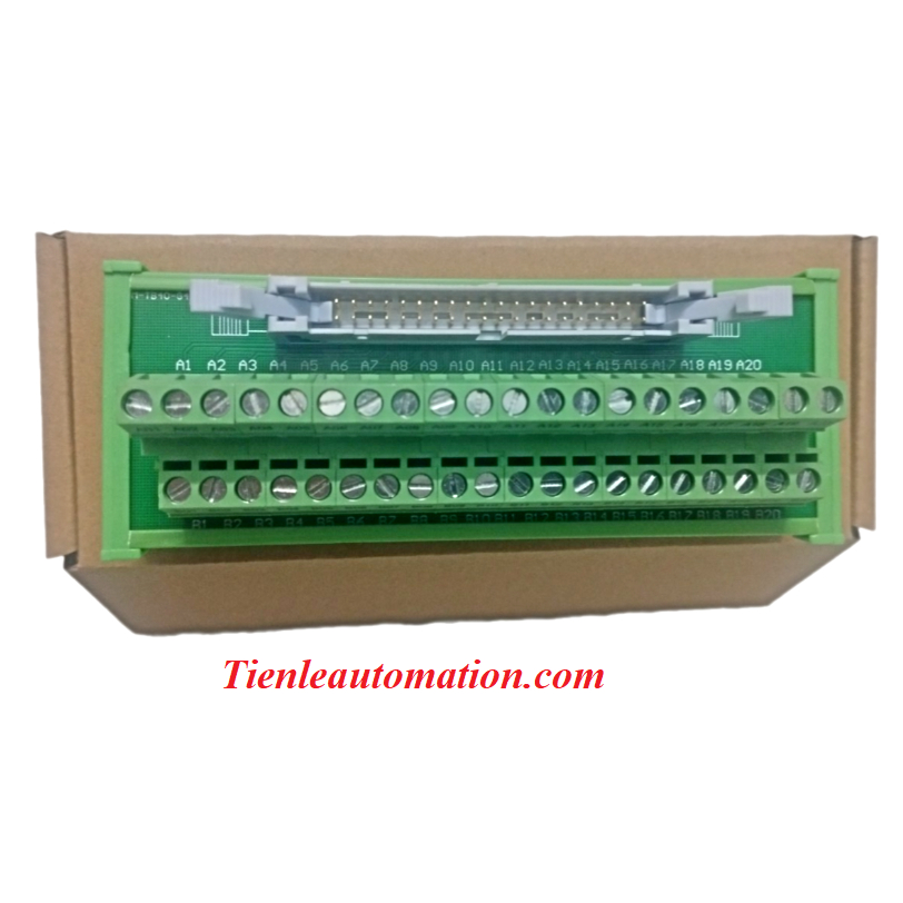 Cầu đấu 40 pin dùng cho module Input/Output PLC dòng Q của Mitsubishi ...