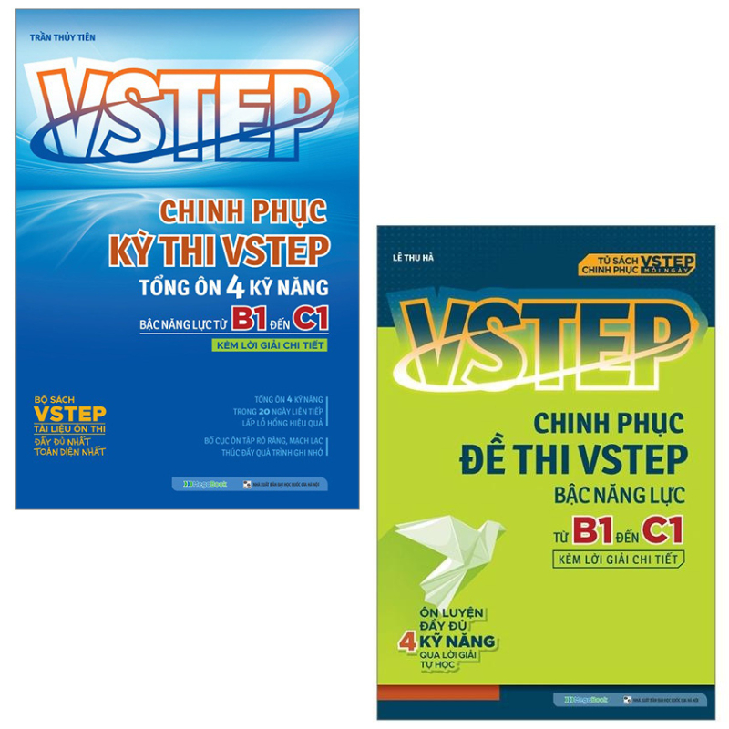 Sách - Combo 2 cuốn - Chinh phục Kỳ + Đề Thi Thi vstep bậc năng lực từ ...