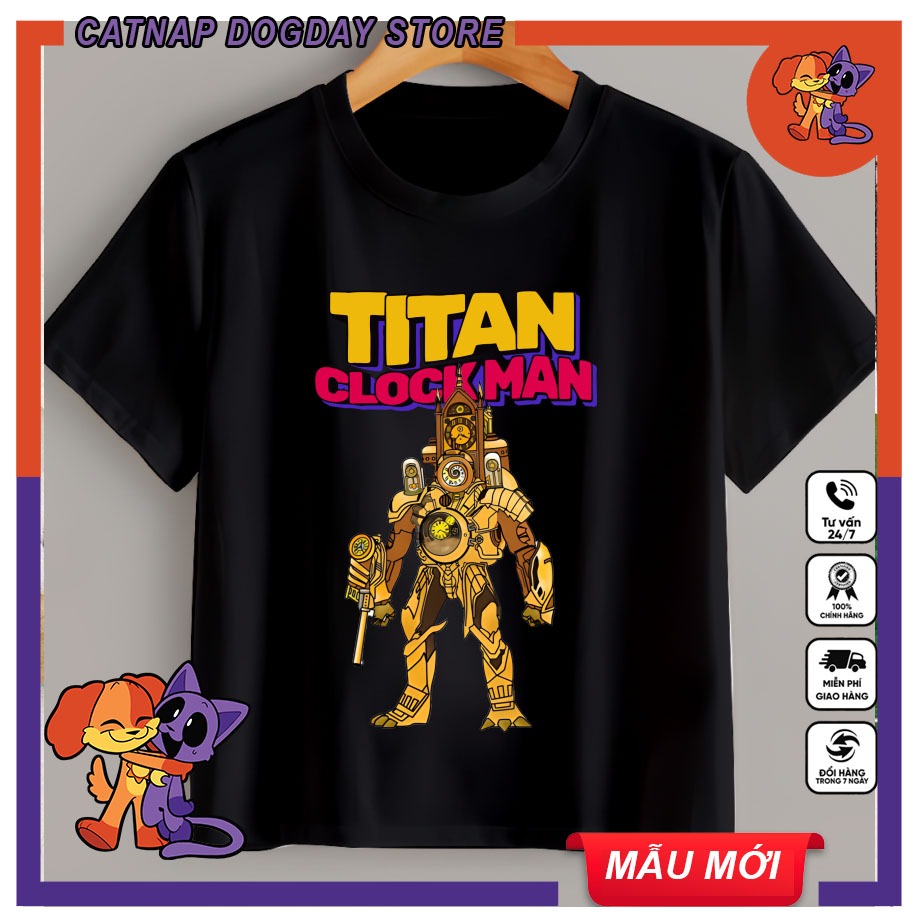 Áo Thun Titan Clock Man Titan TV Man Titan Cameraman LV3 Drill Man ...
