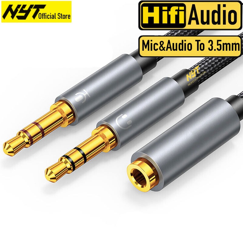 Dây Chuyển Cổng Mic & Audio Trên Máy Tính Ra Cổng 3.5mm Cắm Tai Nghe , Loa NYT - BH 12T Đổi Mới ...