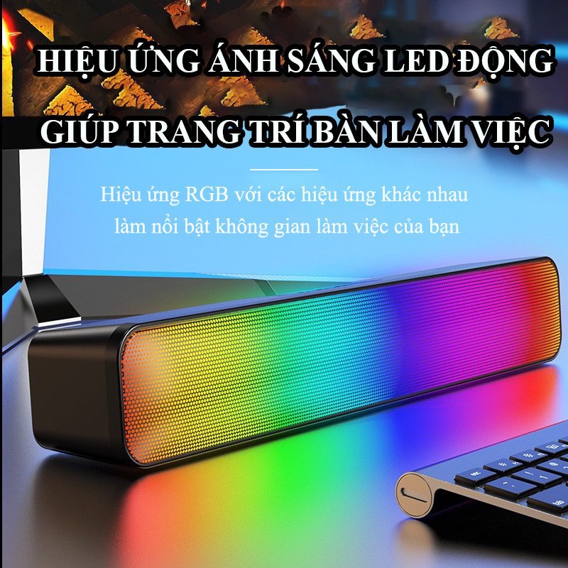 Loa bluetooth không dây cao cấp Đèn led RGB 3D- Âm Thanh Nghe Nhạc Siêu ...