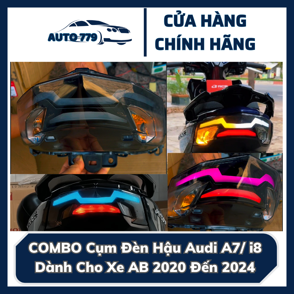 COMBO Cụm Đèn Hậu Audi A7/ i8 Dành Cho Xe AB 2020 Đến 2024. | Shopee ...