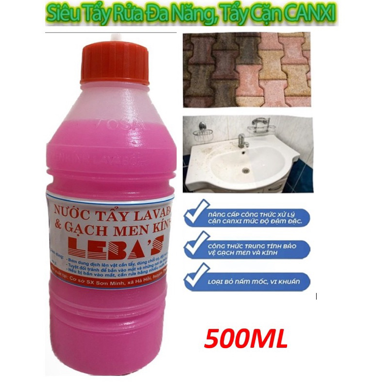 Dung Dịch Tẩy Rửa Đa Năng LAVABO chai 500ml | Shopee Việt Nam
