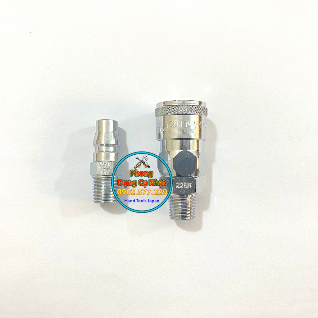 Bộ Đầu nối nhanh khí nén NKC NL-22SM và NL-22PM Made In Japan | Shopee ...