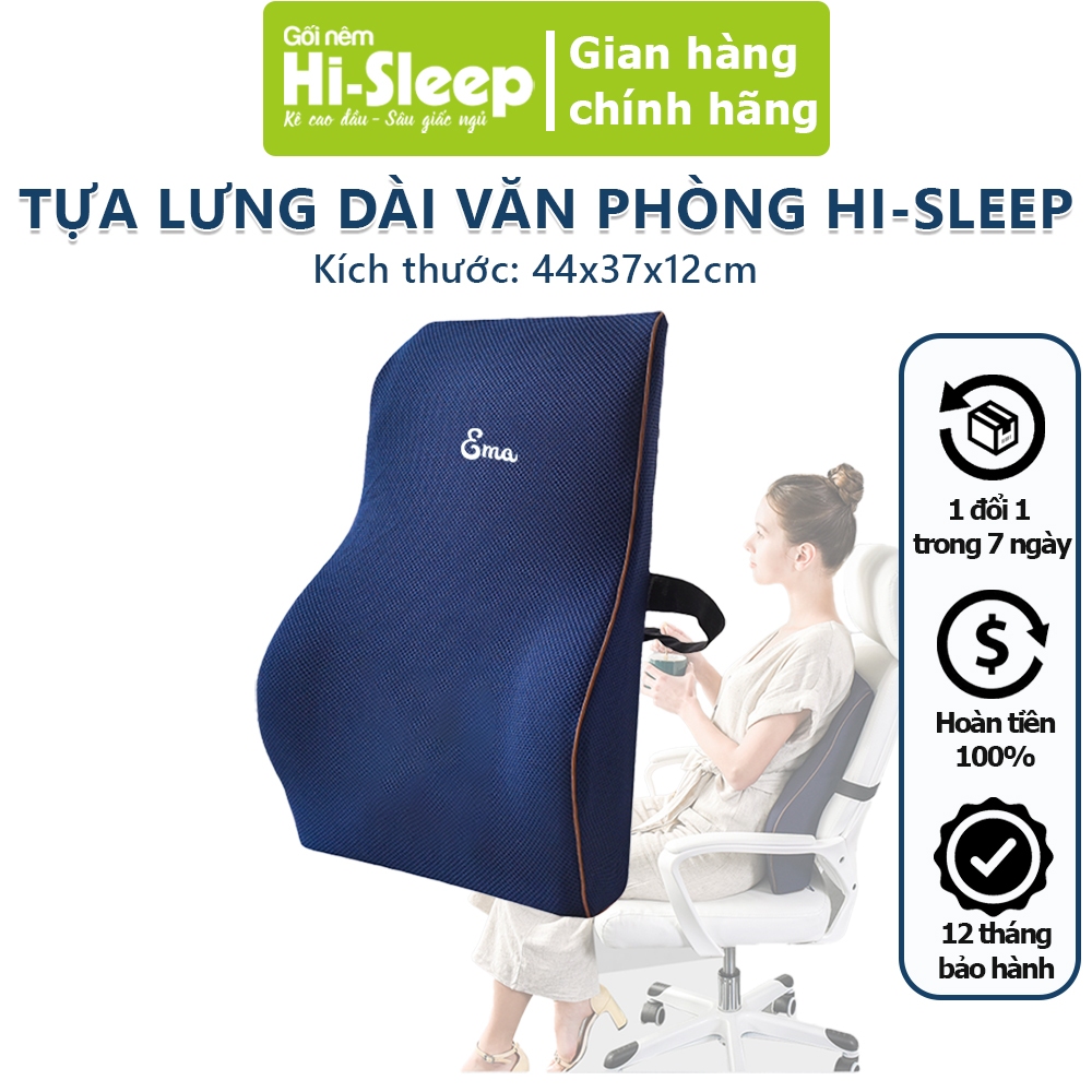 Gối tựa lưng cao su non HI-SLEEP - Thiết kế công thái học chống đau mỏi ...
