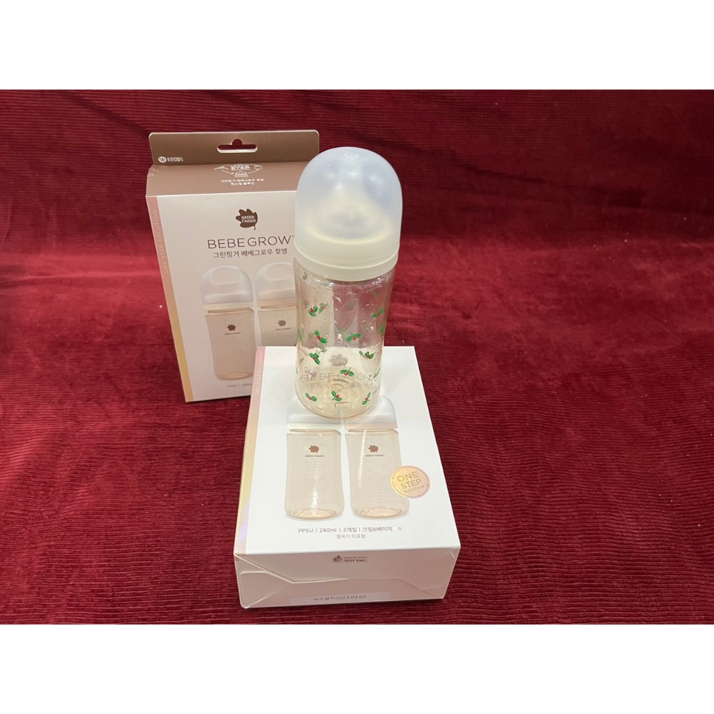 Bình pha sữa Greenfinger chất liệu PPSU thương hiệu Bebegrow Sản xuất tại Hàn Quốc dung tích ...