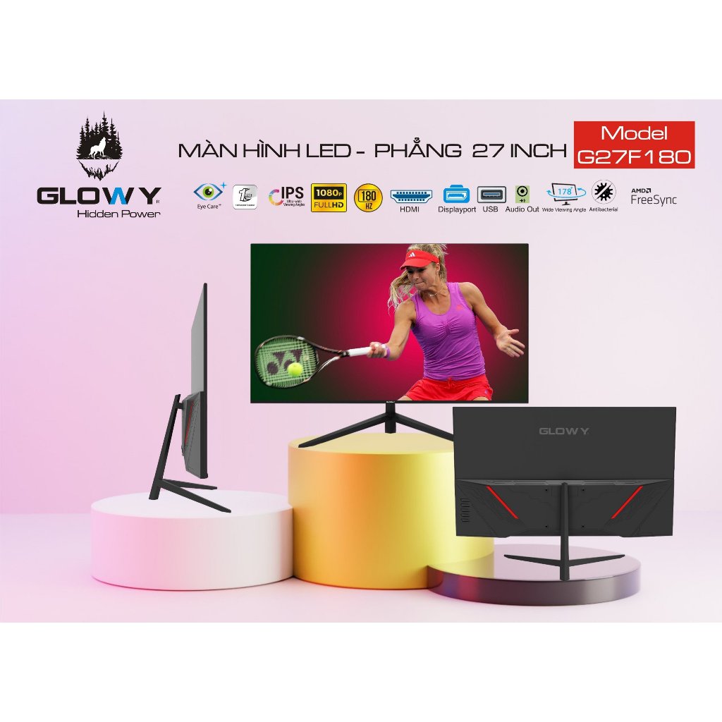 Màn Hình 27 Inch - Màn Hình Cong - Full Viền Gloway - Mới 100% Full Box ...