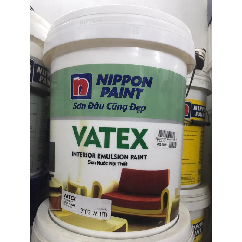 Sơn tường nội thất nippon Vatex 17L | Shopee Việt Nam