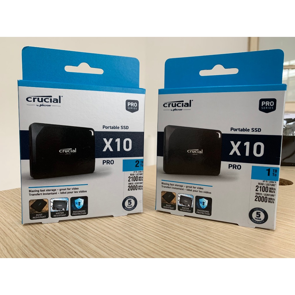 Ổ Cứng Di Động SSD Crucial X10 Pro USB 3.2 Gen 2 Dung lượng 4TB/2TB/1TB ...
