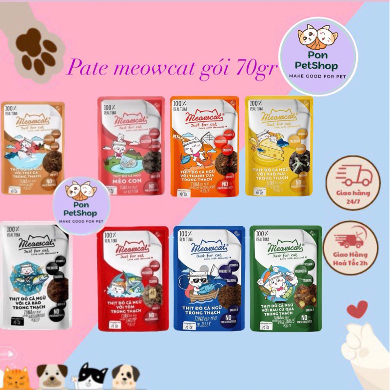 Pate cho mèo meowcat 70g | Shopee Việt Nam