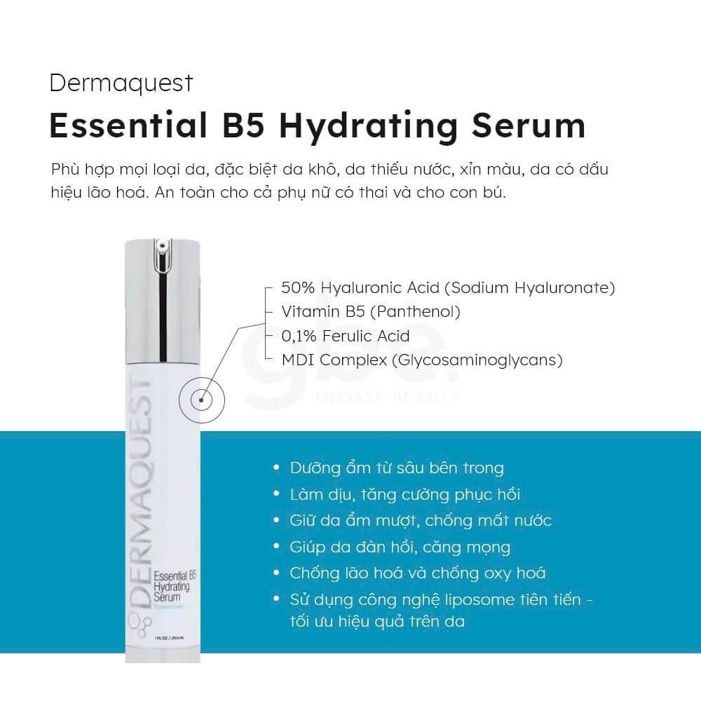 [Công ty] Serum phục hồi da Dermaquest Essential B5 Hydrating Serum ...