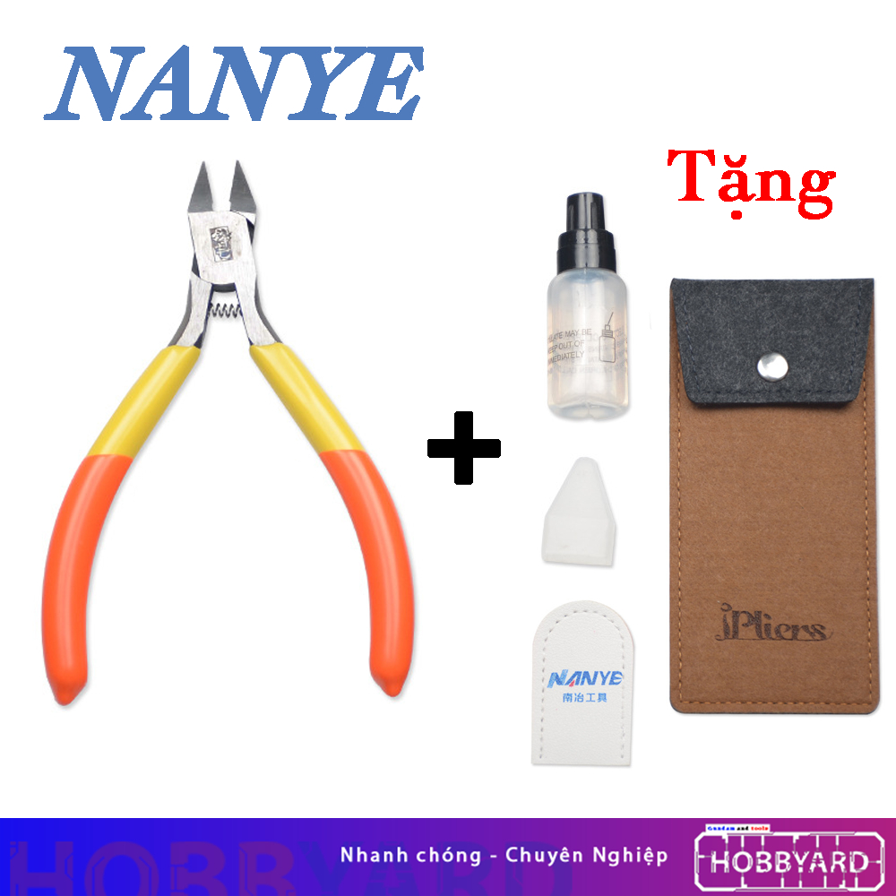 Kềm Kìm Cắt Nanye Ipliers 1 lưỡi tặng bao da, đầu bảo vệ và chai xịt ...
