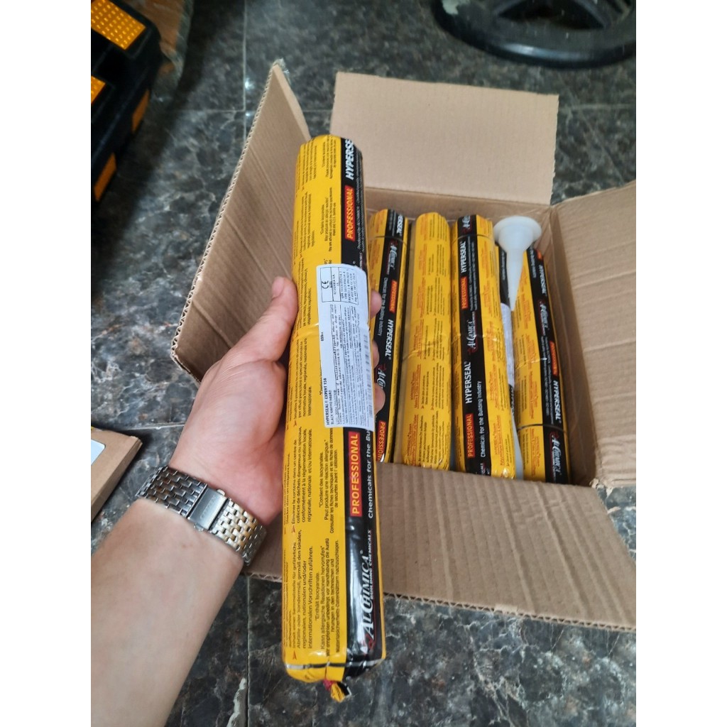 Keo flex trám khe đàn hồi gốc Polyurethane - Màu đen - Hyperseal Expert ...