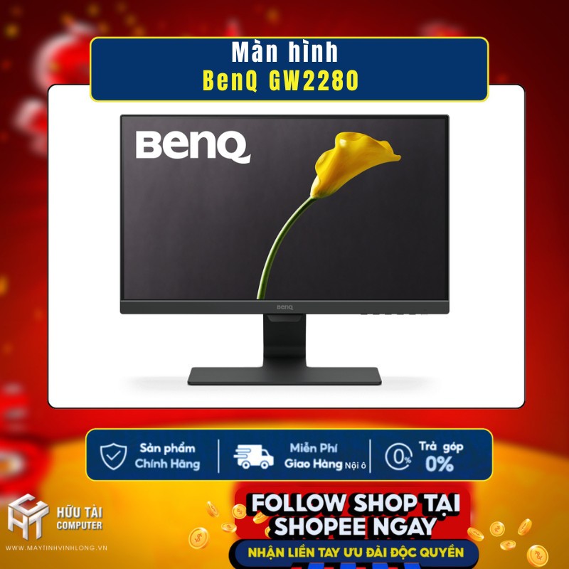 Màn hình máy tính BenQ GW2280 22 inch VA Full HD bảo vệ mắt | Shopee Việt Nam