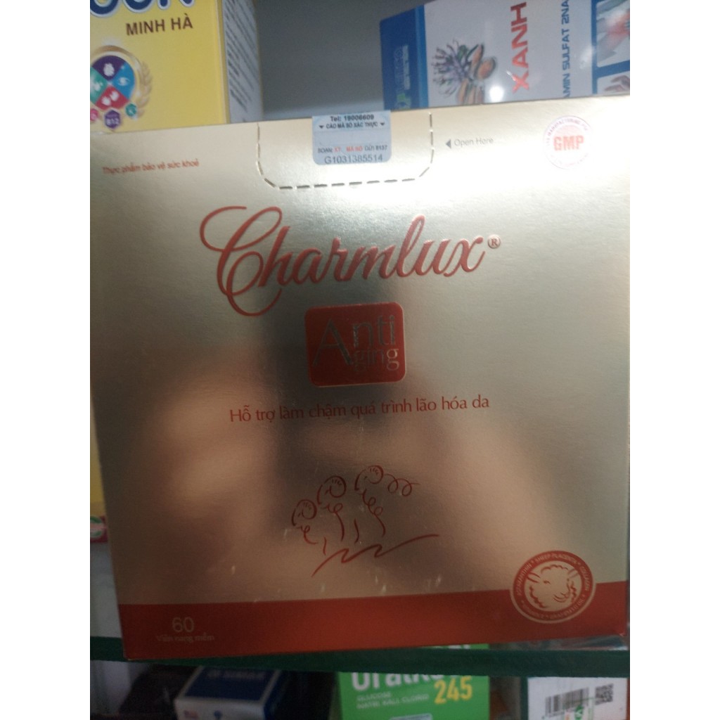 Viên uống chiết xuất nhau thai cừu Charmlux Anti - Aging 60 viên | Shopee Việt Nam