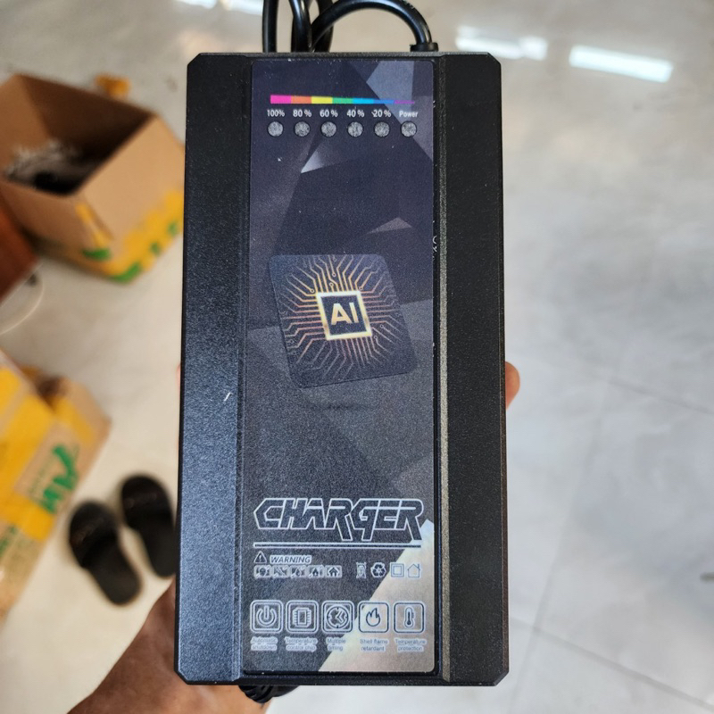 Sạc xe điện 84v20a (7 bình lớn) tự ngắt khi đầy và chống phồng | Shopee Việt Nam