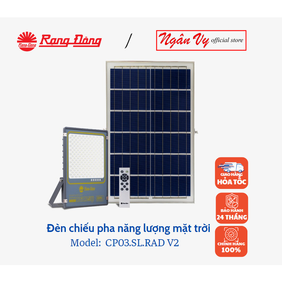 Đèn LED chiếu pha NLMT 100W - 200W - 300W Rạng Đông - CP03.SL.(100, 200,300W) V2 | Shopee Việt Nam