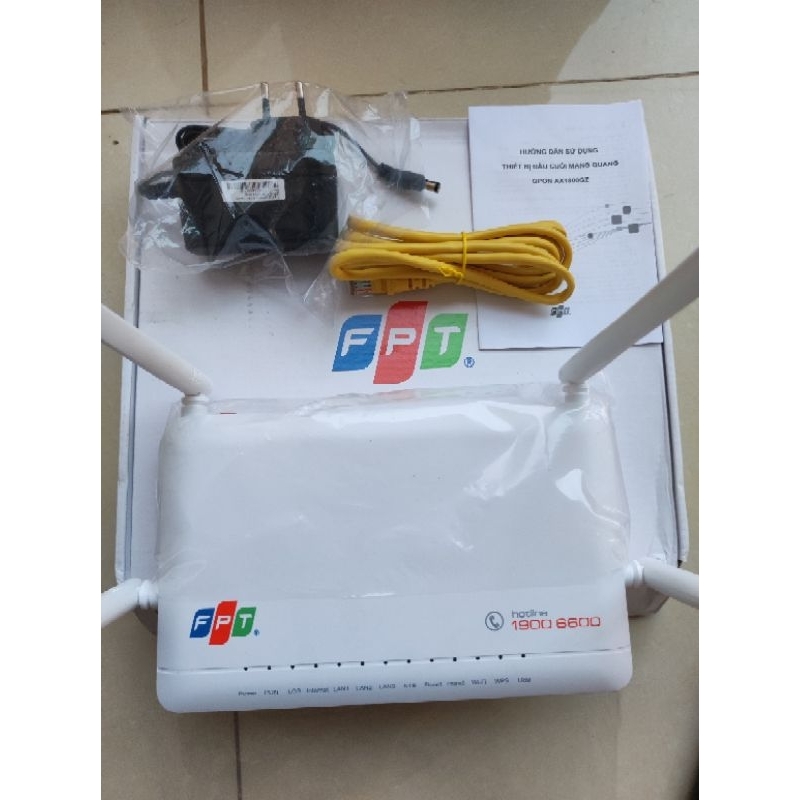 Modem FPT F6600 (AX1800GZ) chuẩn wifi 6 | Shopee Việt Nam