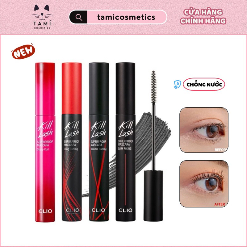 Chuốt Mi Chống Nước Clio Kill Lash Superproof Mascara | Shopee Việt Nam