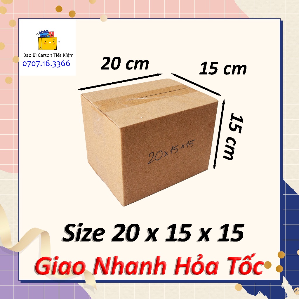 10 hộp carton 20x15x15 | Shopee Việt Nam