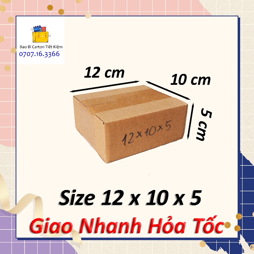 10 hộp carton 12x10x5 | Shopee Việt Nam