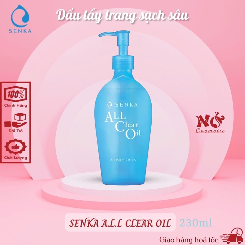 Dầu tẩy trang sạch sâu Senka All Clear Oil 230ml (Mới) | Shopee Việt Nam