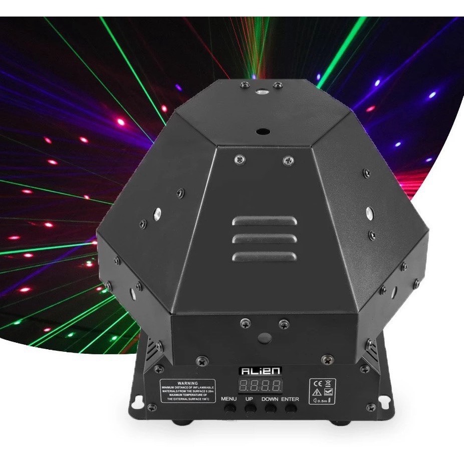 Đèn nấm laser 11 mắt hiệu ứng Galaxy quét tia xoay 360 độ phù hợp dùng ...
