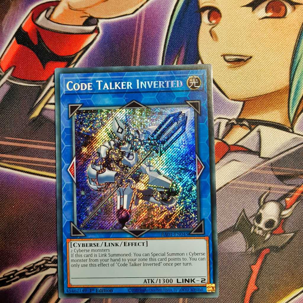 Thẻ bài Yugioh chính hãng | Code Talker Inverted | RA01 Secret Rare ...