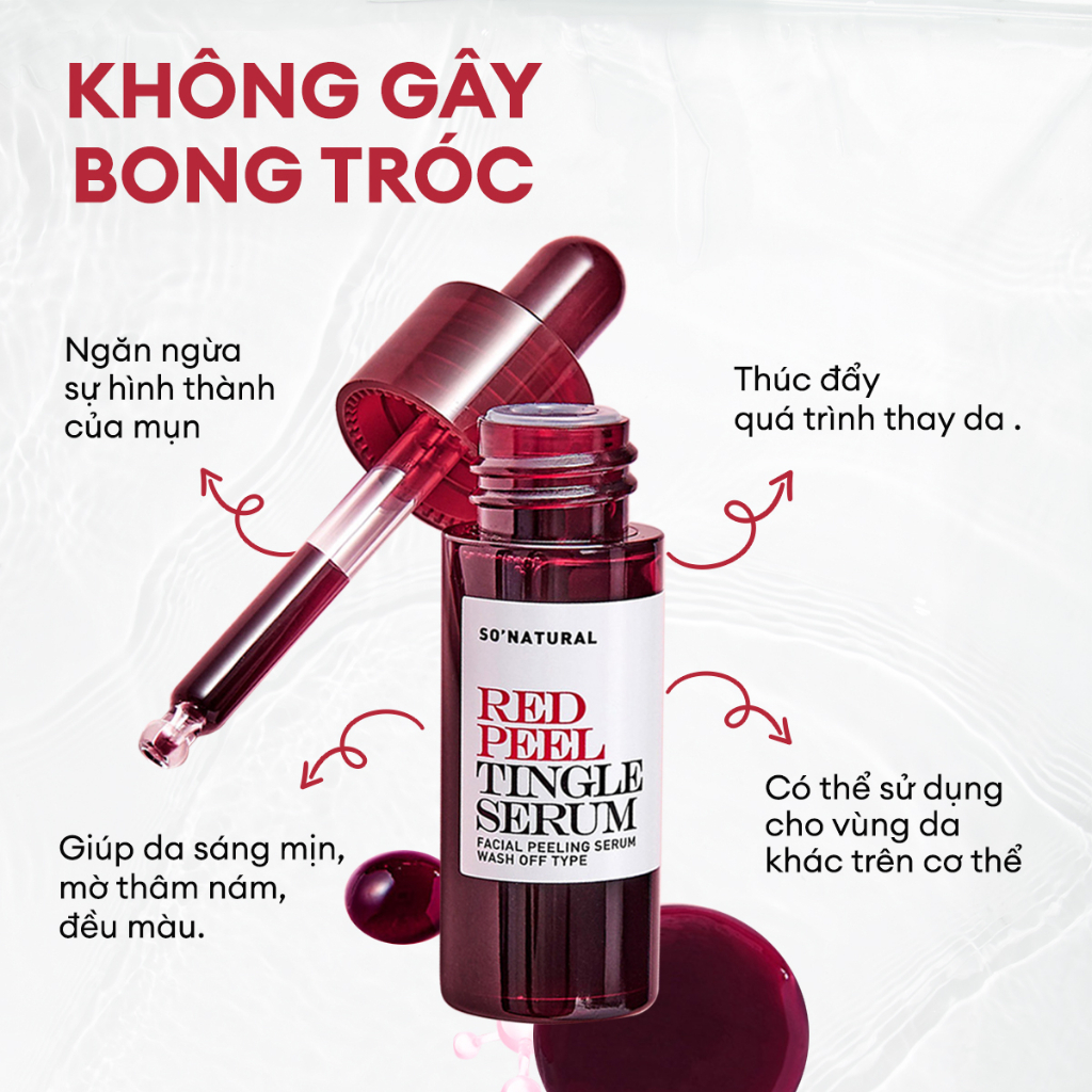 [HÀNG CÔNG TY] Tinh chất serum peel da tái tạo da sinh học So Natural ...
