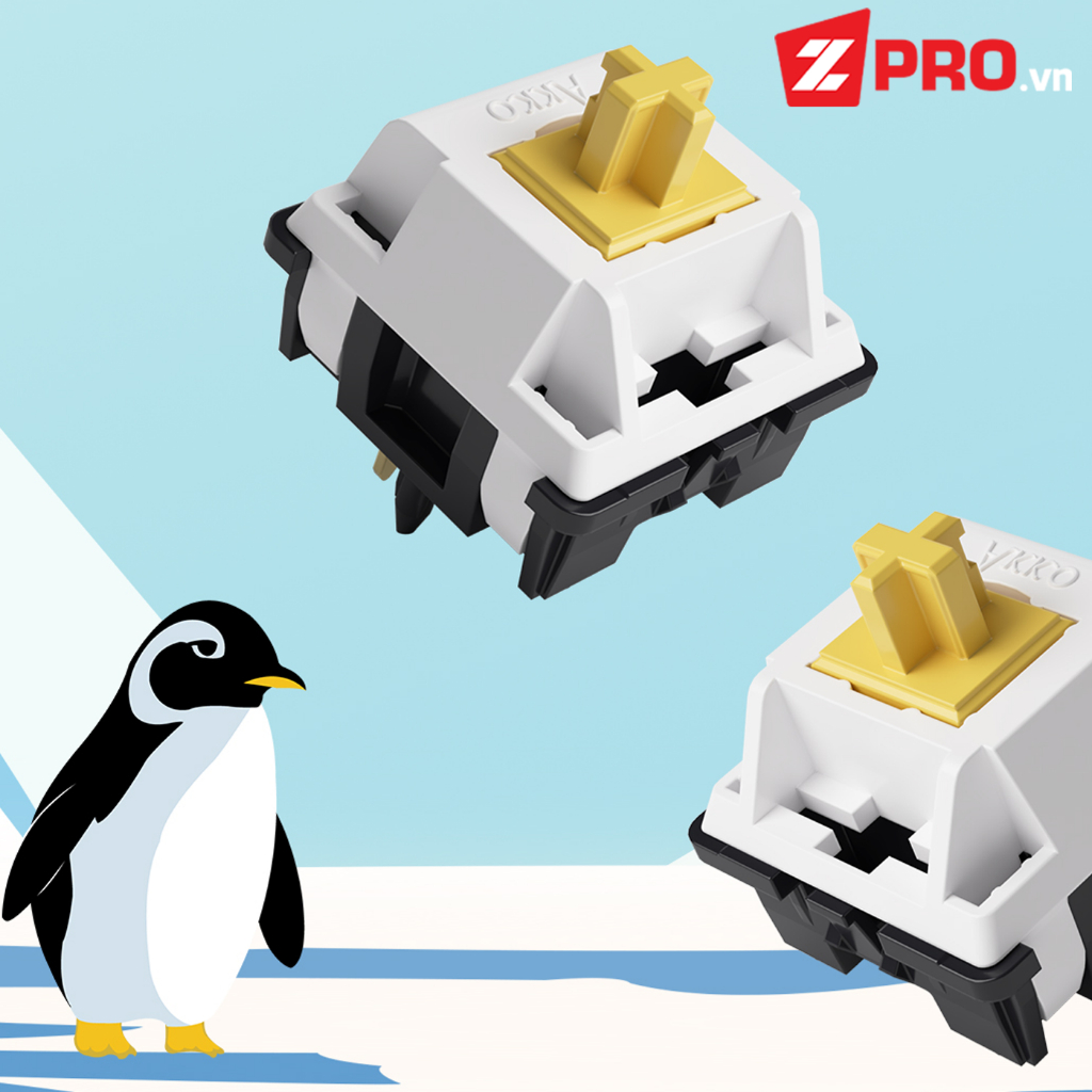 [1 PACK 45 Switch ] Công tắc (Switch) AKKO Silent - Switch AKKO Penguin ...