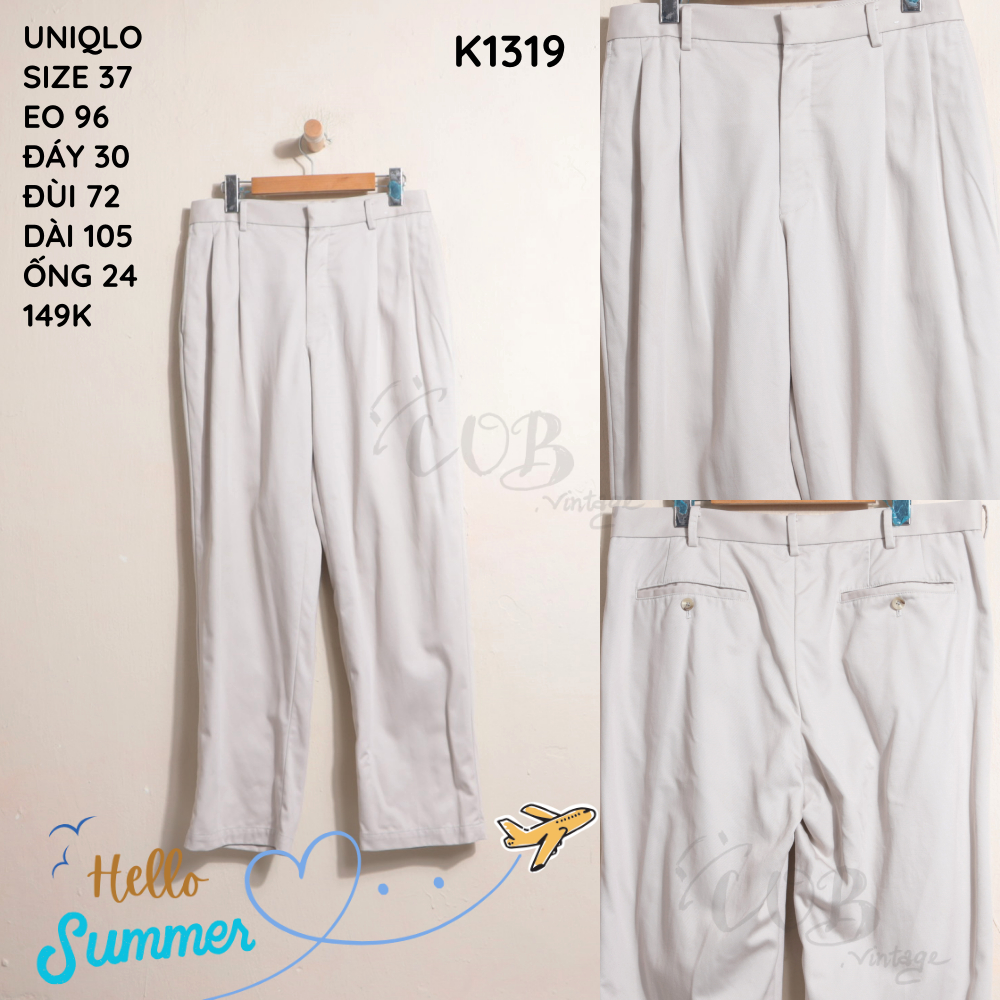 [SIZE trên 34] Quần kaki, quần vải 2hand basic hiệu xịn xò - secondhand (2hand) COB.vintage ...
