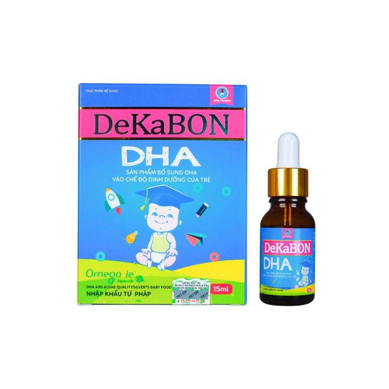 [CHÍNH HÃNG] DHA Dekabon 15ml chiết xuất tảo biển, ít tanh, dễ uống ...